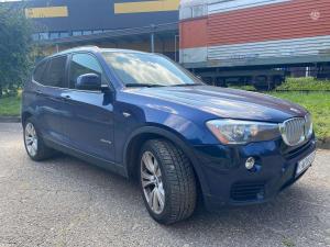 Blue BMW X3 2016 in Vilnius, with an engine capacity of 2.00 L and mileage of 181 thousand km for 11500 €, photo 3 on AUTOMOTO.COM.LV