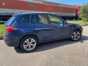 Blue BMW X3 2016 in Vilnius, with an engine capacity of 2.00 L and mileage of 181 thousand km for 11500 €, photo 4 on AUTOMOTO.COM.LV