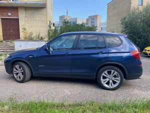 Blue BMW X3 2016 in Vilnius, with an engine capacity of 2.00 L and mileage of 181 thousand km for 11500 €, photo 5 on AUTOMOTO.COM.LV