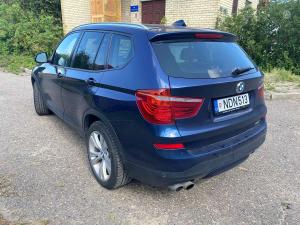 Blue BMW X3 2016 in Vilnius, with an engine capacity of 2.00 L and mileage of 181 thousand km for 11500 €, photo 6 on AUTOMOTO.COM.LV
