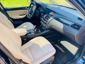Blue BMW X3 2016 in Vilnius, with an engine capacity of 2.00 L and mileage of 181 thousand km for 11500 €, photo 9 on AUTOMOTO.COM.LV