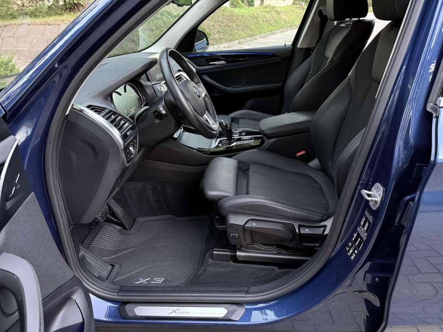 Blue BMW X3 2017 in Prienai, with an engine capacity of 2.00 L and mileage of 238 thousand km for 19400 €, photo 26 on AUTOMOTO.COM.LV
