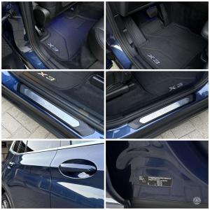 Blue BMW X3 2017 in Prienai, with an engine capacity of 2.00 L and mileage of 238 thousand km for 19400 €, photo 55 on AUTOMOTO.COM.LV
