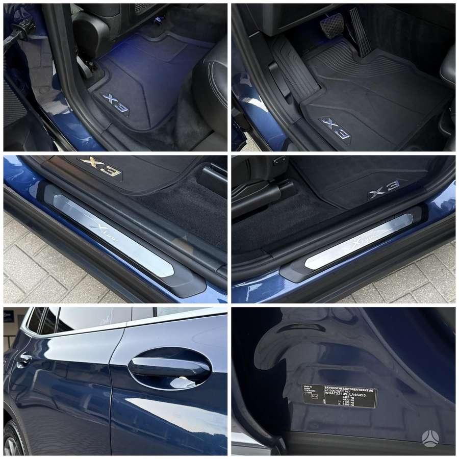Blue BMW X3 2017 in Prienai, with an engine capacity of 2.00 L and mileage of 238 thousand km for 19400 €, photo 55 on AUTOMOTO.COM.LV