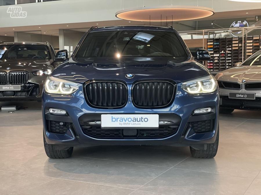 Blue BMW X3 2017 in Vilnius, with an engine capacity of 3.00 L and mileage of 192 thousand km for 26991 €, photo 3 on AUTOMOTO.COM.LV
