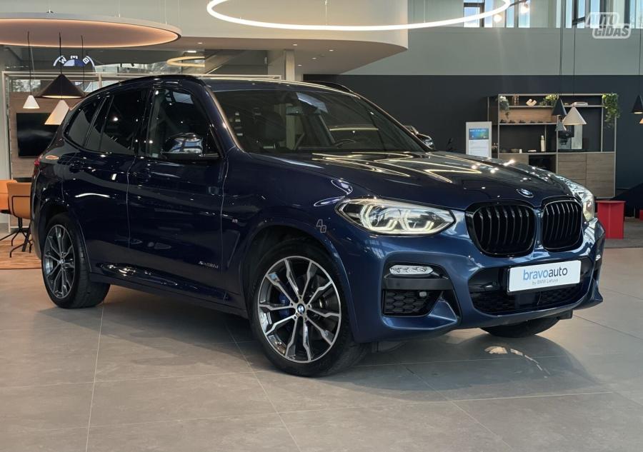 Blue BMW X3 2017 in Vilnius, with an engine capacity of 3.00 L and mileage of 192 thousand km for 26991 €, photo 4 on AUTOMOTO.COM.LV