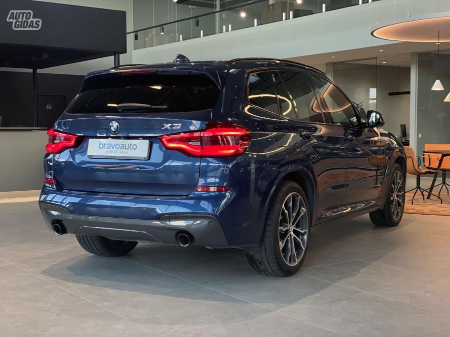 Blue BMW X3 2017 in Vilnius, with an engine capacity of 3.00 L and mileage of 192 thousand km for 26991 €, photo 5 on AUTOMOTO.COM.LV