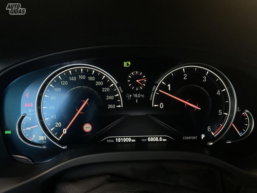 Blue BMW X3 2017 in Vilnius, with an engine capacity of 3.00 L and mileage of 192 thousand km for 26991 €, photo 19 on AUTOMOTO.COM.LV