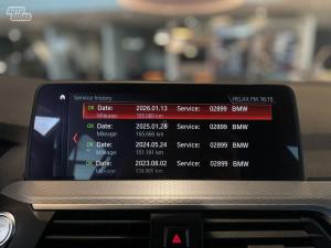 Blue BMW X3 2017 in Vilnius, with an engine capacity of 3.00 L and mileage of 192 thousand km for 26991 €, photo 21 on AUTOMOTO.COM.LV