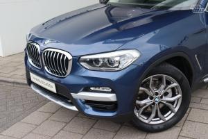 Blue BMW X3 2018 in Kaunas, with an engine capacity of 2.00 L and mileage of 95 thousand km for 29337 €, photo 2 on AUTOMOTO.COM.LV