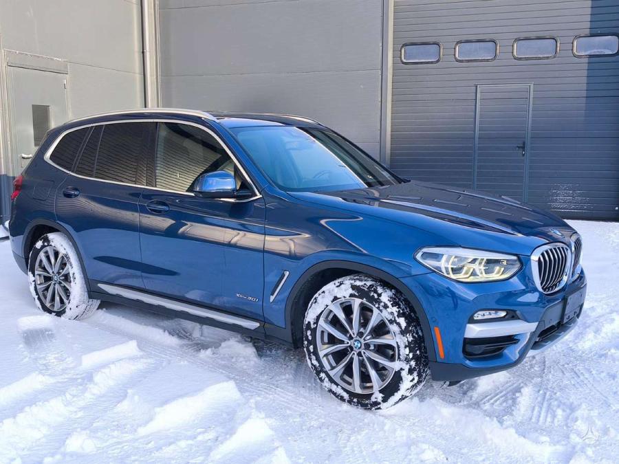 Blue BMW X3 2018 in Klaipeda, with an engine capacity of 2.00 L and mileage of 185 thousand km for 18200 €, photo 5 on AUTOMOTO.COM.LV