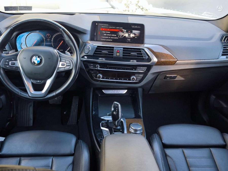 Blue BMW X3 2018 in Klaipeda, with an engine capacity of 2.00 L and mileage of 185 thousand km for 18200 €, photo 11 on AUTOMOTO.COM.LV