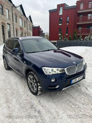 Zils BMW X3 2018 Tallina, ar dzinēja tilpumu 2.00 L un nobraukumu 95 tūkst. km par 25900 €, foto  vietnē AUTOMOTO.COM.LV