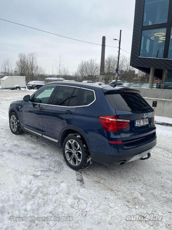 Blue BMW X3 2018 in Tallinn, with an engine capacity of 2.00 L and mileage of 95 thousand km for 25900 €, photo 2 on AUTOMOTO.COM.LV