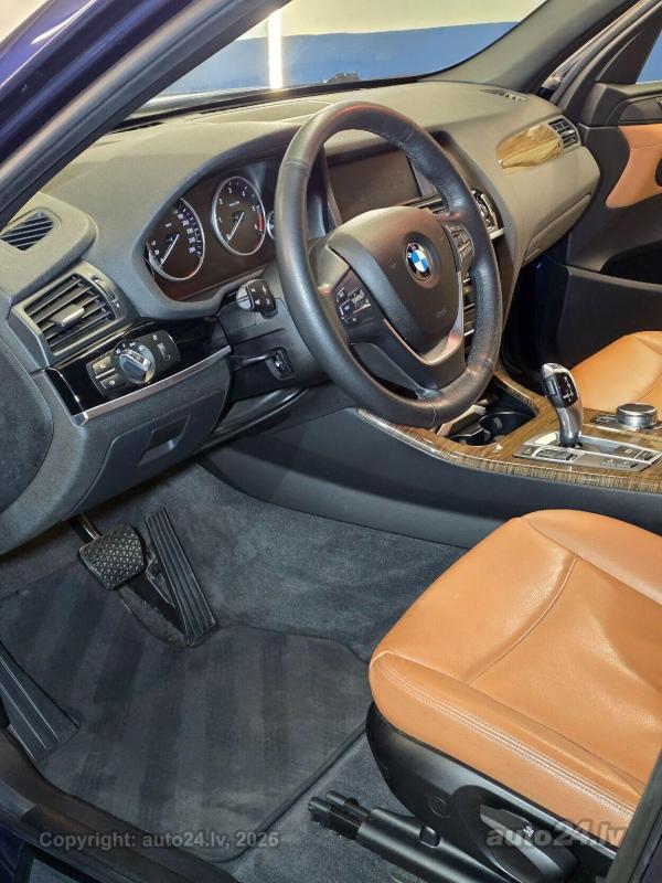 Blue BMW X3 2018 in Tallinn, with an engine capacity of 2.00 L and mileage of 95 thousand km for 25900 €, photo 5 on AUTOMOTO.COM.LV