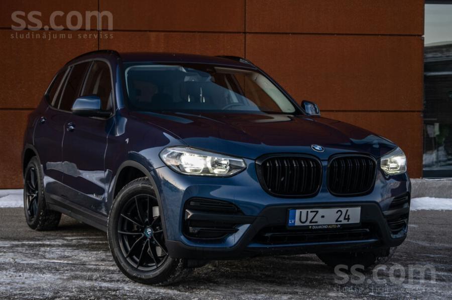 Blue BMW X3 2018 in Riga, with an engine capacity of 2.00 L and mileage of 240 thousand km for 23000 €, photo 1 on AUTOMOTO.COM.LV