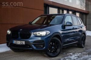 Blue BMW X3 2018 in Riga, with an engine capacity of 2.00 L and mileage of 240 thousand km for 23000 €, photo 8 on AUTOMOTO.COM.LV