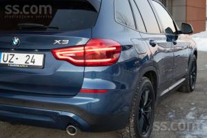 Blue BMW X3 2018 in Riga, with an engine capacity of 2.00 L and mileage of 240 thousand km for 23000 €, photo 10 on AUTOMOTO.COM.LV