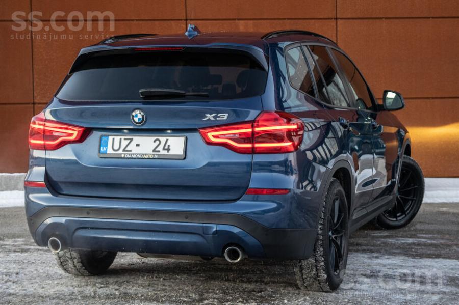 Blue BMW X3 2018 in Riga, with an engine capacity of 2.00 L and mileage of 240 thousand km for 23000 €, photo 11 on AUTOMOTO.COM.LV