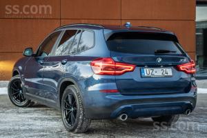 Blue BMW X3 2018 in Riga, with an engine capacity of 2.00 L and mileage of 240 thousand km for 23000 €, photo 13 on AUTOMOTO.COM.LV