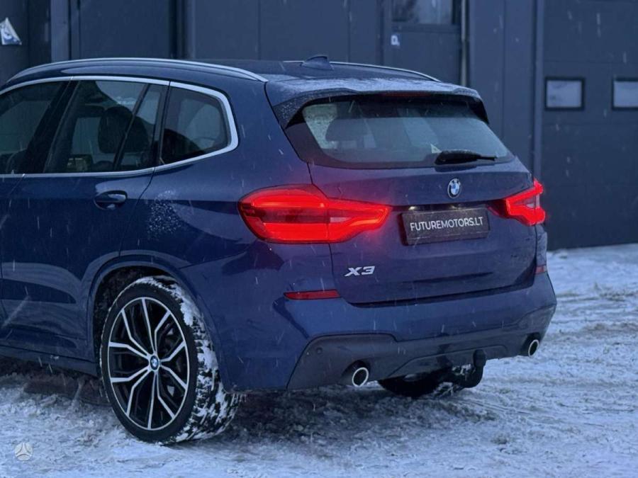 Blue BMW X3 2018 in Kaunas, with an engine capacity of 2.00 L and mileage of 193 thousand km for 22999 €, photo 36 on AUTOMOTO.COM.LV
