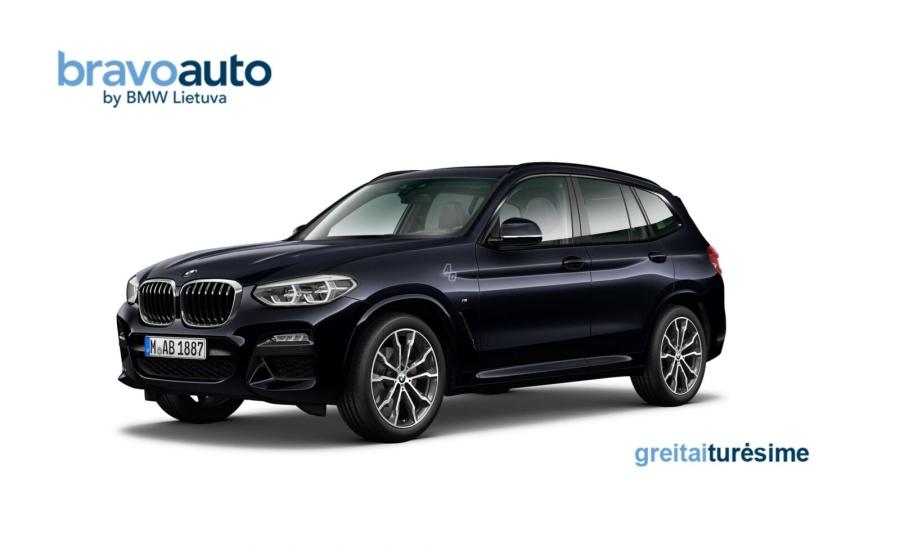 Blue BMW X3 2018 in Klaipeda, with an engine capacity of 2.00 L and mileage of 198 thousand km for 26661 €, photo 1 on AUTOMOTO.COM.LV