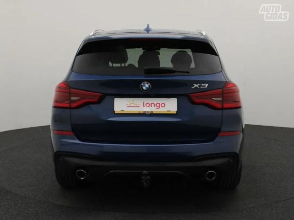 Blue BMW X3 2018 in Vilnius, with an engine capacity of 3.00 L and mileage of 242 thousand km for 24999 €, photo 5 on AUTOMOTO.COM.LV