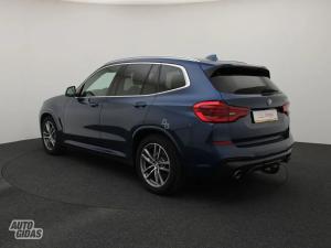 Blue BMW X3 2018 in Vilnius, with an engine capacity of 3.00 L and mileage of 242 thousand km for 24999 €, photo 8 on AUTOMOTO.COM.LV