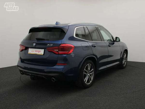 Blue BMW X3 2018 in Vilnius, with an engine capacity of 3.00 L and mileage of 242 thousand km for 24999 €, photo 8 on AUTOMOTO.COM.LV