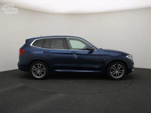 Blue BMW X3 2018 in Vilnius, with an engine capacity of 3.00 L and mileage of 242 thousand km for 24999 €, photo 10 on AUTOMOTO.COM.LV