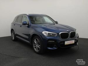 Blue BMW X3 2018 in Vilnius, with an engine capacity of 3.00 L and mileage of 242 thousand km for 24999 €, photo 11 on AUTOMOTO.COM.LV