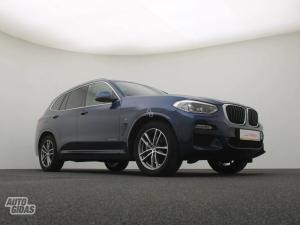 Blue BMW X3 2018 in Vilnius, with an engine capacity of 3.00 L and mileage of 242 thousand km for 24999 €, photo 12 on AUTOMOTO.COM.LV