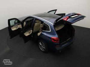 Blue BMW X3 2018 in Vilnius, with an engine capacity of 3.00 L and mileage of 242 thousand km for 24999 €, photo 14 on AUTOMOTO.COM.LV