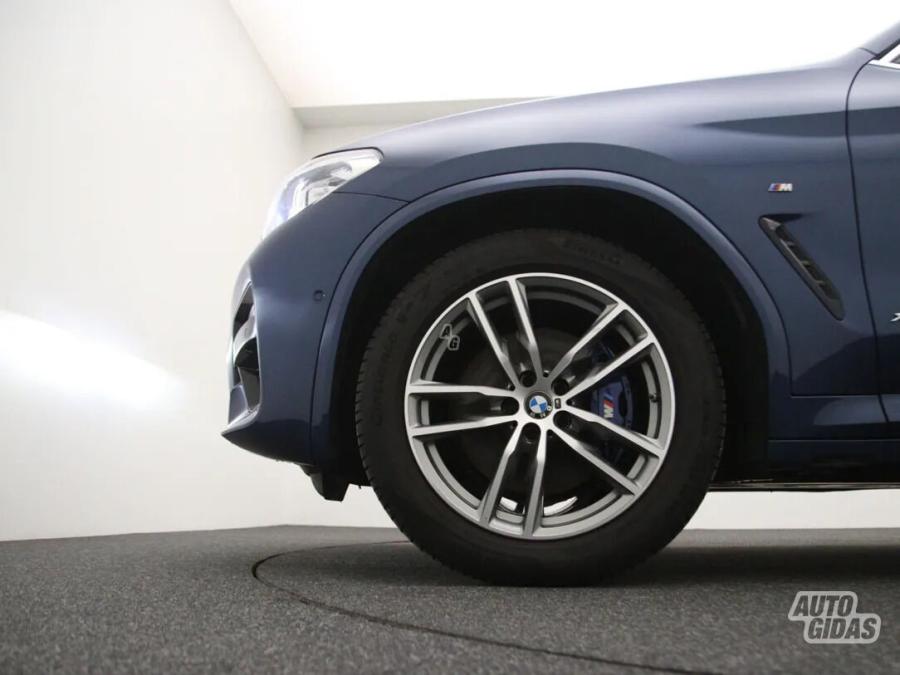 Blue BMW X3 2018 in Vilnius, with an engine capacity of 3.00 L and mileage of 242 thousand km for 24999 €, photo 29 on AUTOMOTO.COM.LV