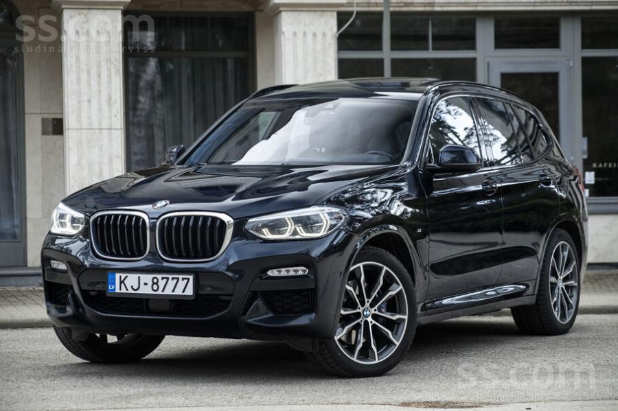 Blue BMW X3 2018 in Jurmala, with an engine capacity of 3.00 L and mileage of 170 thousand km for 25900 €, photo 1 on AUTOMOTO.COM.LV