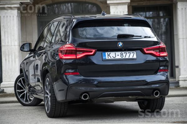 Blue BMW X3 2018 in Jurmala, with an engine capacity of 3.00 L and mileage of 170 thousand km for 25900 €, photo 4 on AUTOMOTO.COM.LV
