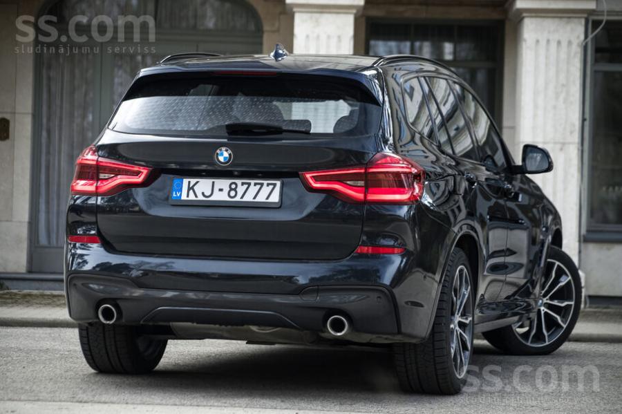 Blue BMW X3 2018 in Jurmala, with an engine capacity of 3.00 L and mileage of 170 thousand km for 25900 €, photo 11 on AUTOMOTO.COM.LV