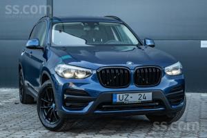 Blue BMW X3 2018 in Riga, with an engine capacity of 2.00 L and mileage of 240 thousand km for 19770 €, photo  on AUTOMOTO.COM.LV