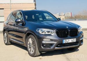 Blue BMW X3 2018 in Riga, with an engine capacity of 2.00 L and mileage of 205 thousand km for 21800 €, photo  on AUTOMOTO.COM.LV