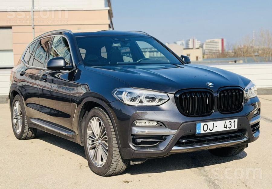 Blue BMW X3 2018 in Riga, with an engine capacity of 2.00 L and mileage of 205 thousand km for 21800 €, photo 1 on AUTOMOTO.COM.LV