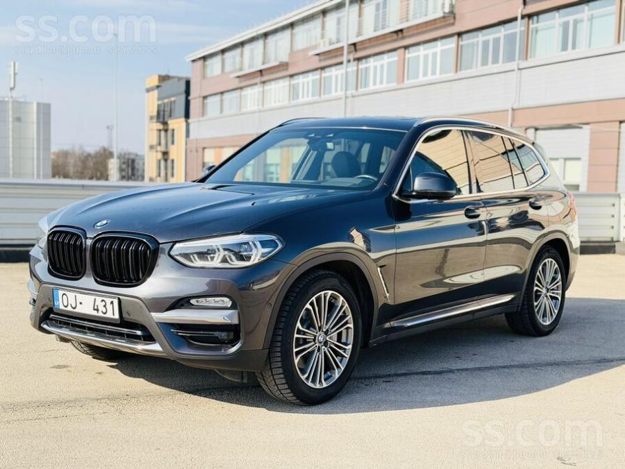Blue BMW X3 2018 in Riga, with an engine capacity of 2.00 L and mileage of 205 thousand km for 21800 €, photo 3 on AUTOMOTO.COM.LV