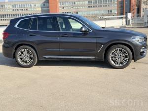 Blue BMW X3 2018 in Riga, with an engine capacity of 2.00 L and mileage of 205 thousand km for 21800 €, photo 6 on AUTOMOTO.COM.LV