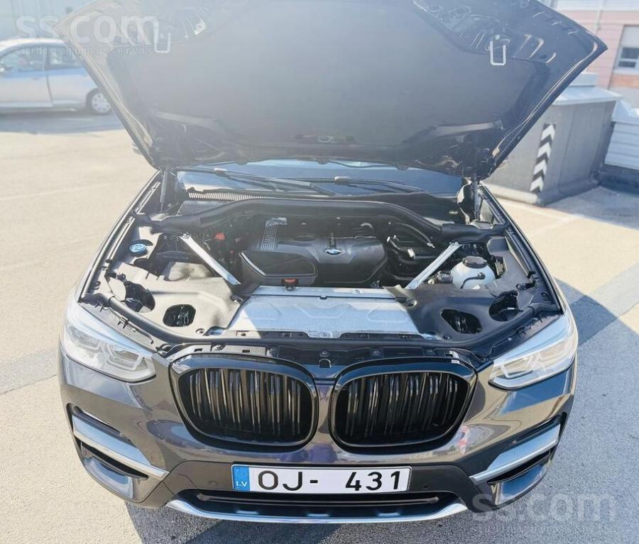 Blue BMW X3 2018 in Riga, with an engine capacity of 2.00 L and mileage of 205 thousand km for 21800 €, photo 15 on AUTOMOTO.COM.LV