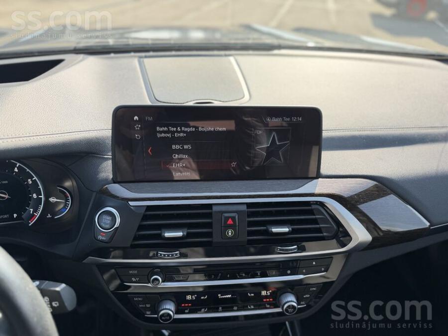 Blue BMW X3 2018 in Riga, with an engine capacity of 2.00 L and mileage of 205 thousand km for 21800 €, photo 25 on AUTOMOTO.COM.LV