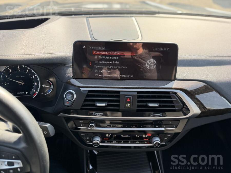 Blue BMW X3 2018 in Riga, with an engine capacity of 2.00 L and mileage of 205 thousand km for 21800 €, photo 27 on AUTOMOTO.COM.LV
