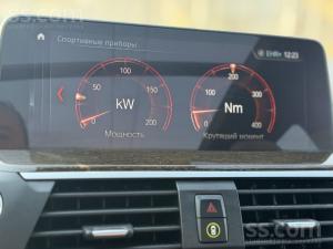 Blue BMW X3 2018 in Riga, with an engine capacity of 2.00 L and mileage of 205 thousand km for 21800 €, photo 35 on AUTOMOTO.COM.LV