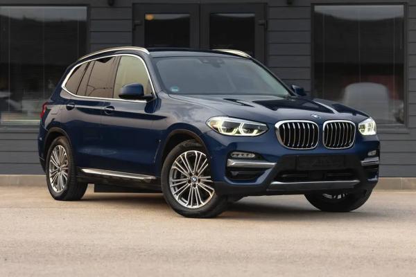 Blue BMW X3 2018 in Jelgava, with an engine capacity of 2.00 L and mileage of 230 thousand km for 23450 €, photo 1 on AUTOMOTO.COM.LV
