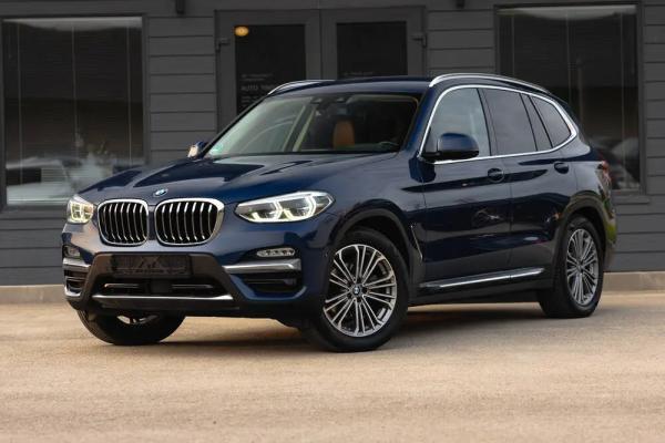 Blue BMW X3 2018 in Jelgava, with an engine capacity of 2.00 L and mileage of 230 thousand km for 23450 €, photo 3 on AUTOMOTO.COM.LV