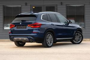 Blue BMW X3 2018 in Jelgava, with an engine capacity of 2.00 L and mileage of 230 thousand km for 23450 €, photo 5 on AUTOMOTO.COM.LV