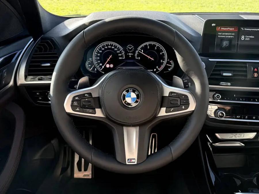 Blue BMW X3 2018 in Riga, with an engine capacity of 2.00 L and mileage of 189 thousand km for 24900 €, photo 13 on AUTOMOTO.COM.LV
